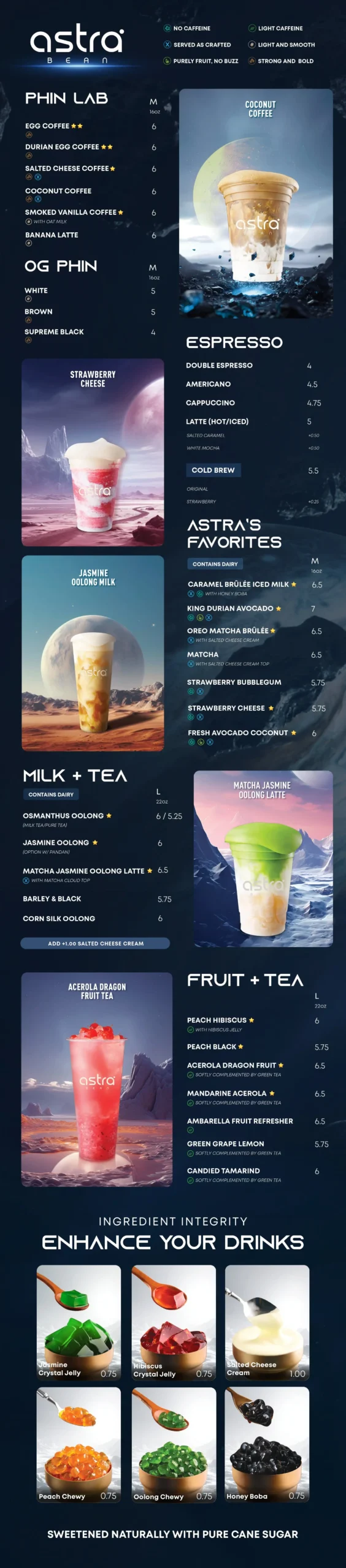 Menu - astrabean.com